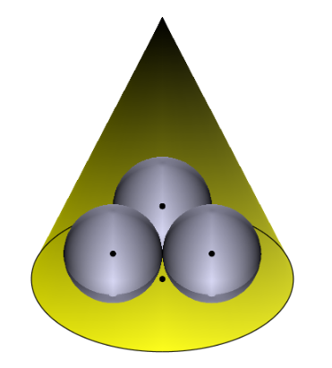 Prephub - a right circular cone with base radius 5 and height 12 are ...